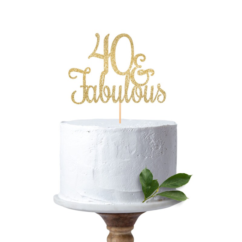 Cake Topper 40th Birthday - Etsy