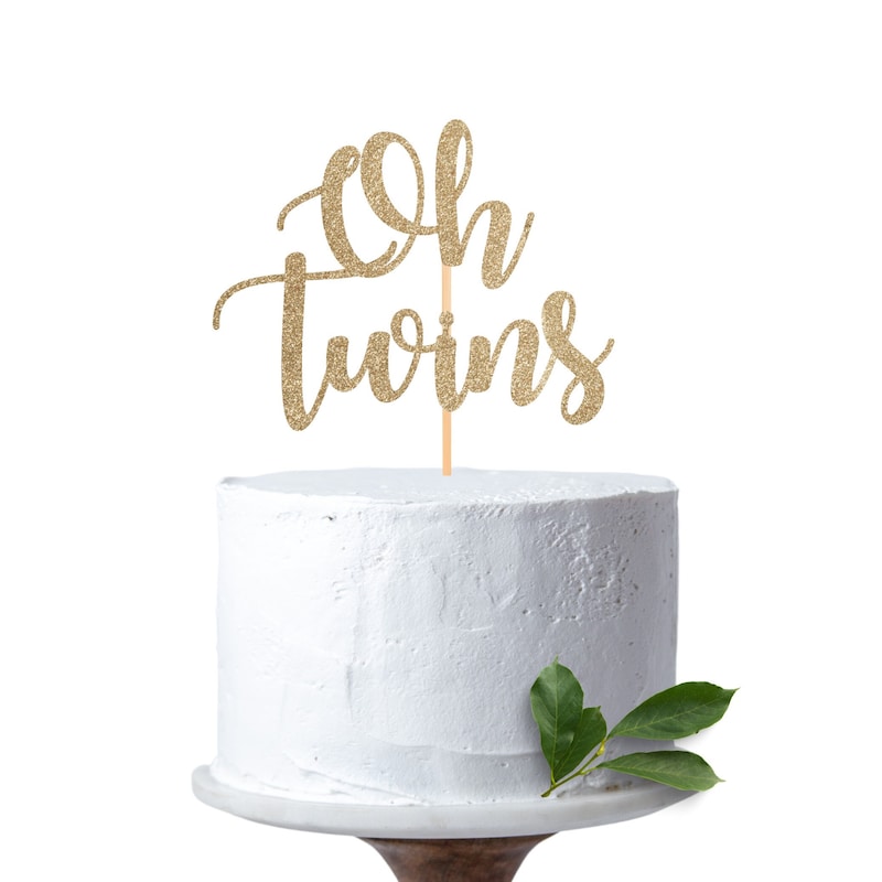 Baby Cake Toppers Twins - Etsy