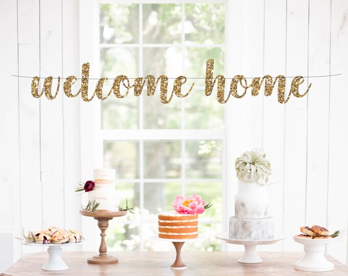 Welcome Home Banner, Welcome Home Sign, Welcome Home Party, Welcome ...