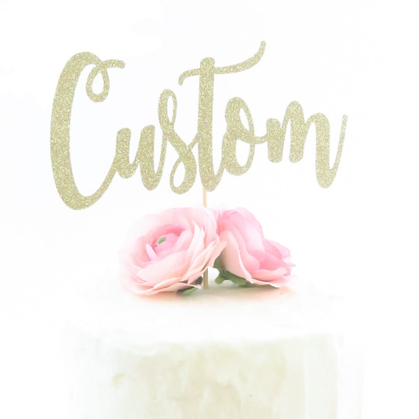Name Cake Topper - Etsy