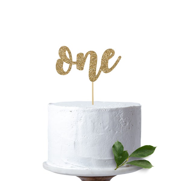 "one" Cake Topper - Etsy