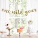 One Wild Year Banner, Birthday Banner, First Birthday Party Decorations ...