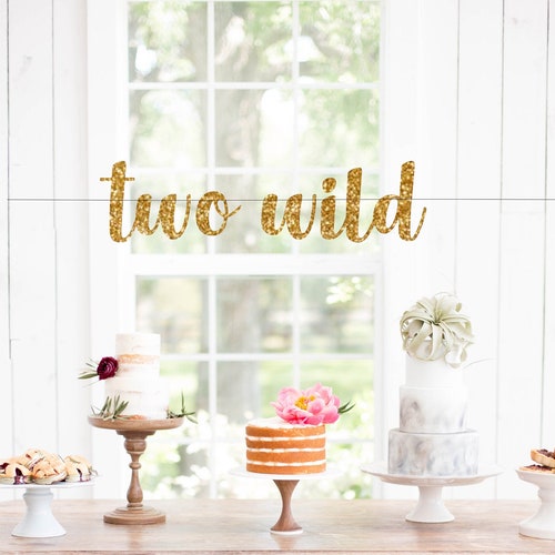 Two Wild Two Wild Birthday Two Wild Banner Second Birthday - Etsy