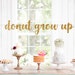 Donut Grow up Banner Birthday Banner - Etsy