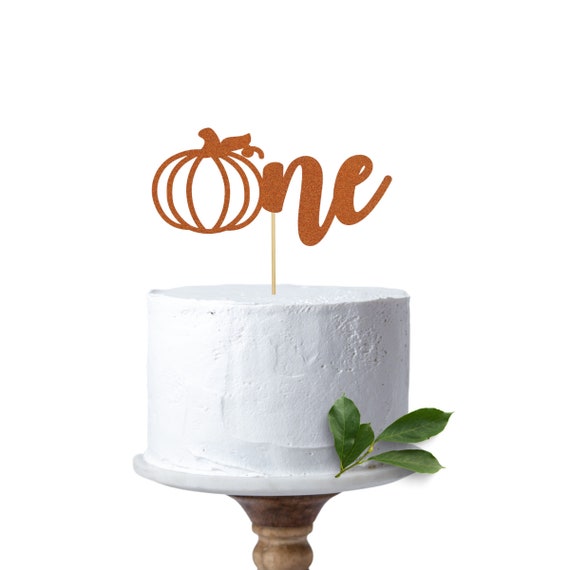 Pumpkin First Birthday Cake Topper 1st Birthday Cake Topper - Etsy