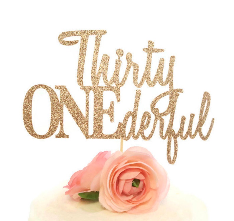 Thirty Onederful Cake Topper Thirty One Cake Topper | Etsy