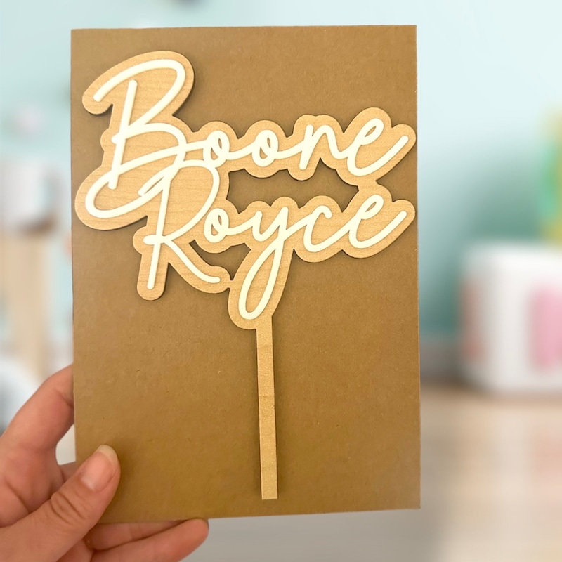 Name Cake Topper - Etsy