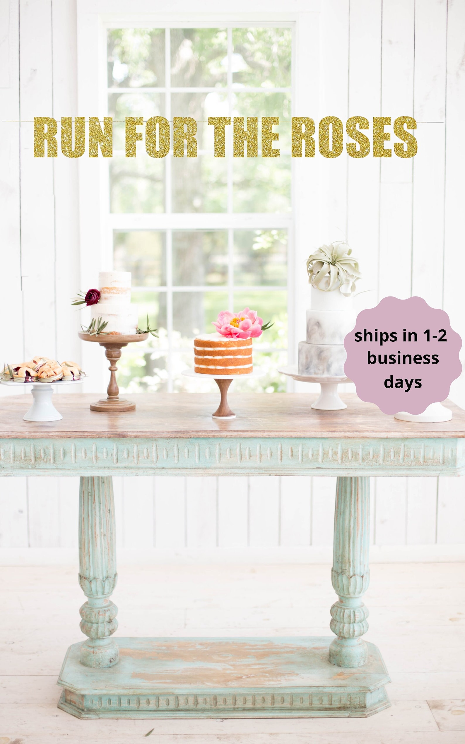 Run for the Roses Banner - Kentucky Derby Party Banner - Derby Party ...