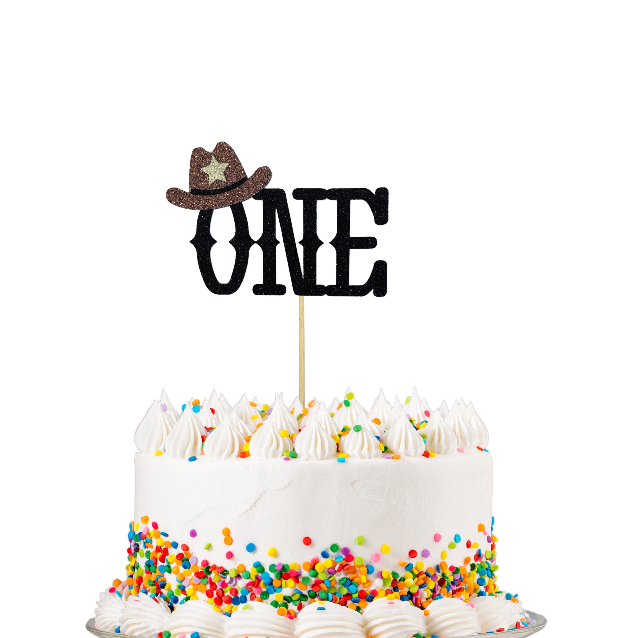 Cowboy First Birthday Cake Topper 1st Birthday Cake Topper - Etsy