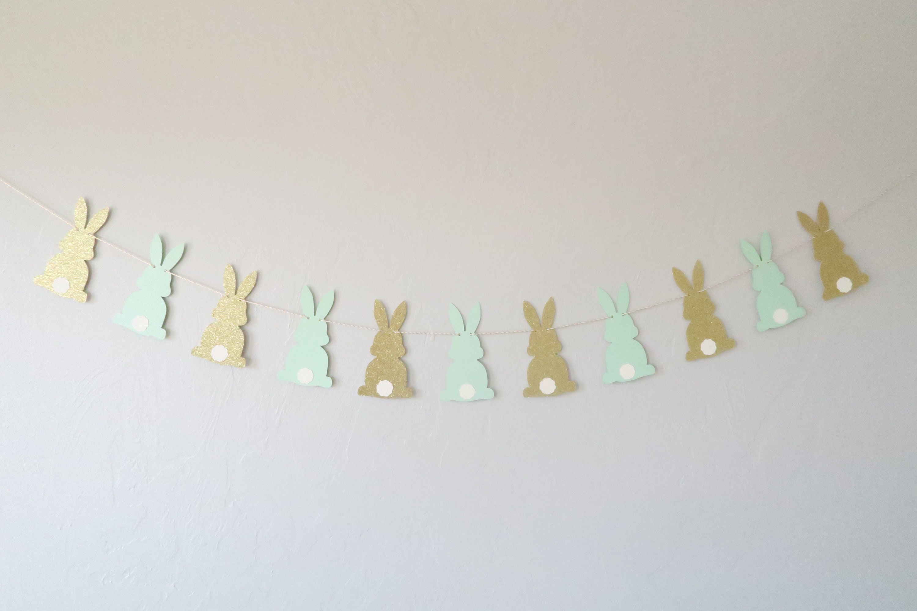 Bunny Banner Some Bunny is One Banner Easter Banner - Etsy