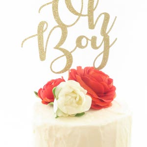 Oh Boy Cake Topper Baby Shower Cake Topper Cake Topper | Etsy