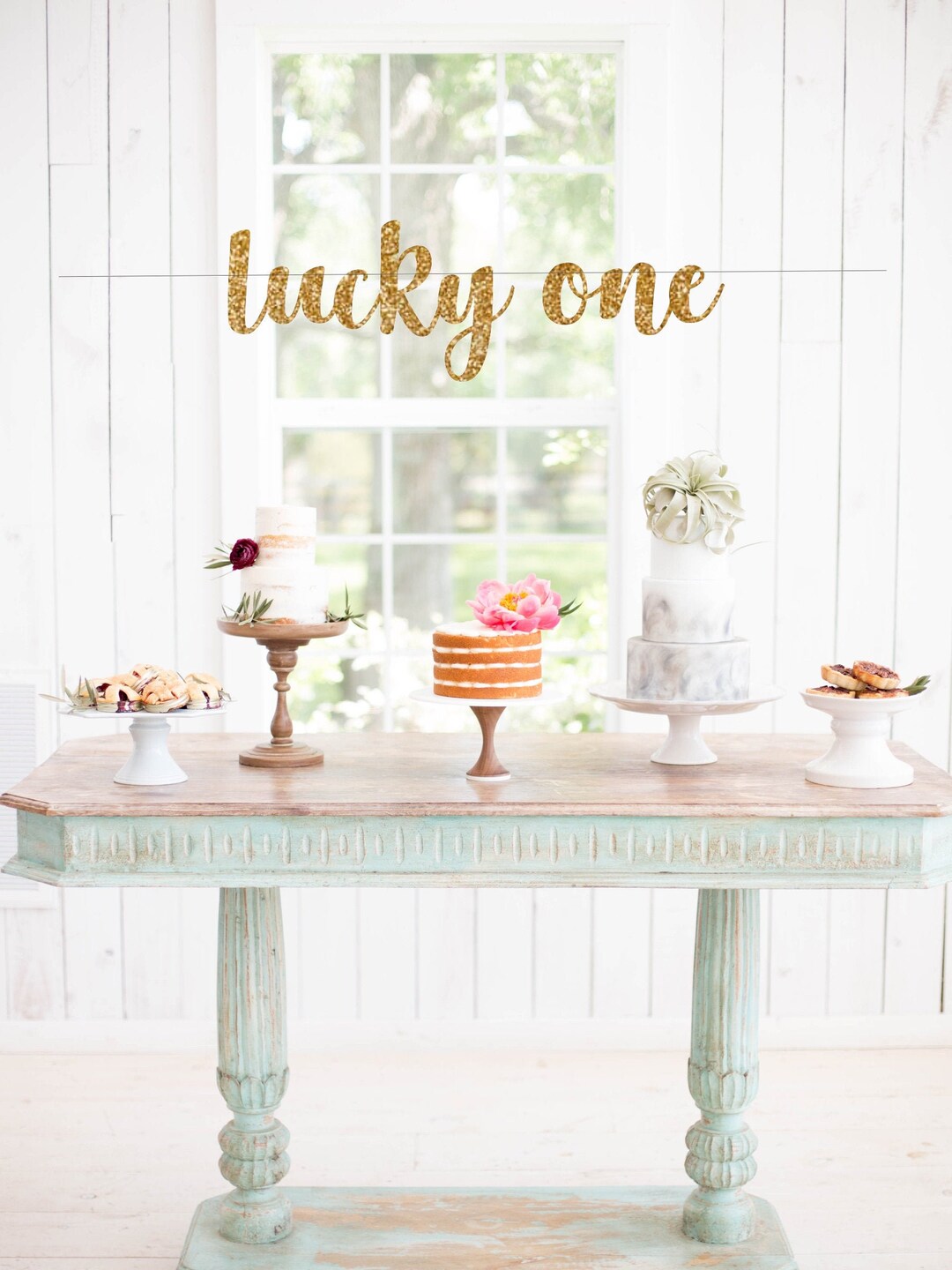 Lucky One Banner - Birthday Banner - Etsy