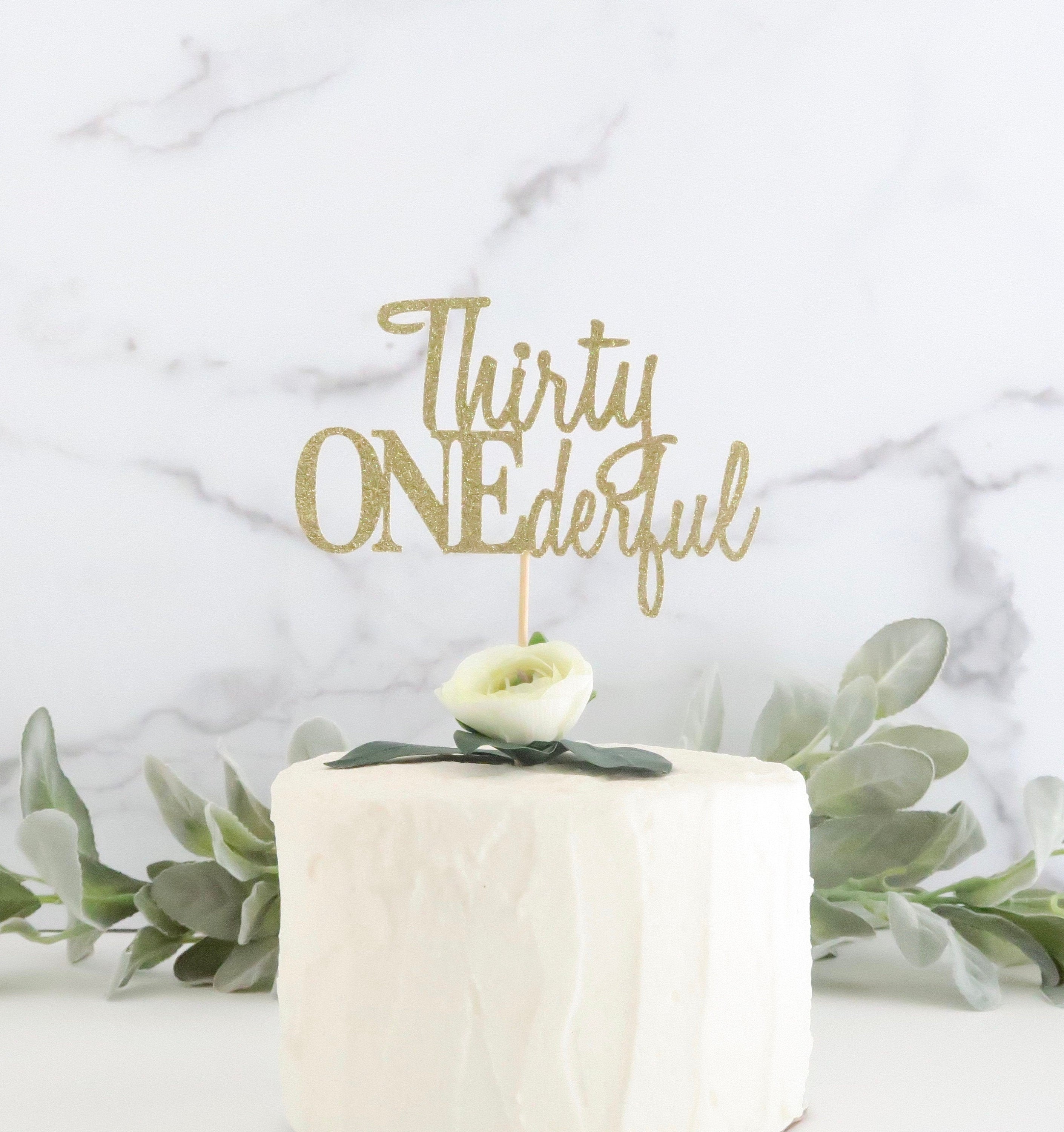 Thirty Onederful Cake Topper Thirty One Cake Topper - Etsy