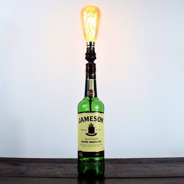 Steampunk Whiskey Bottle Lamps - Etsy