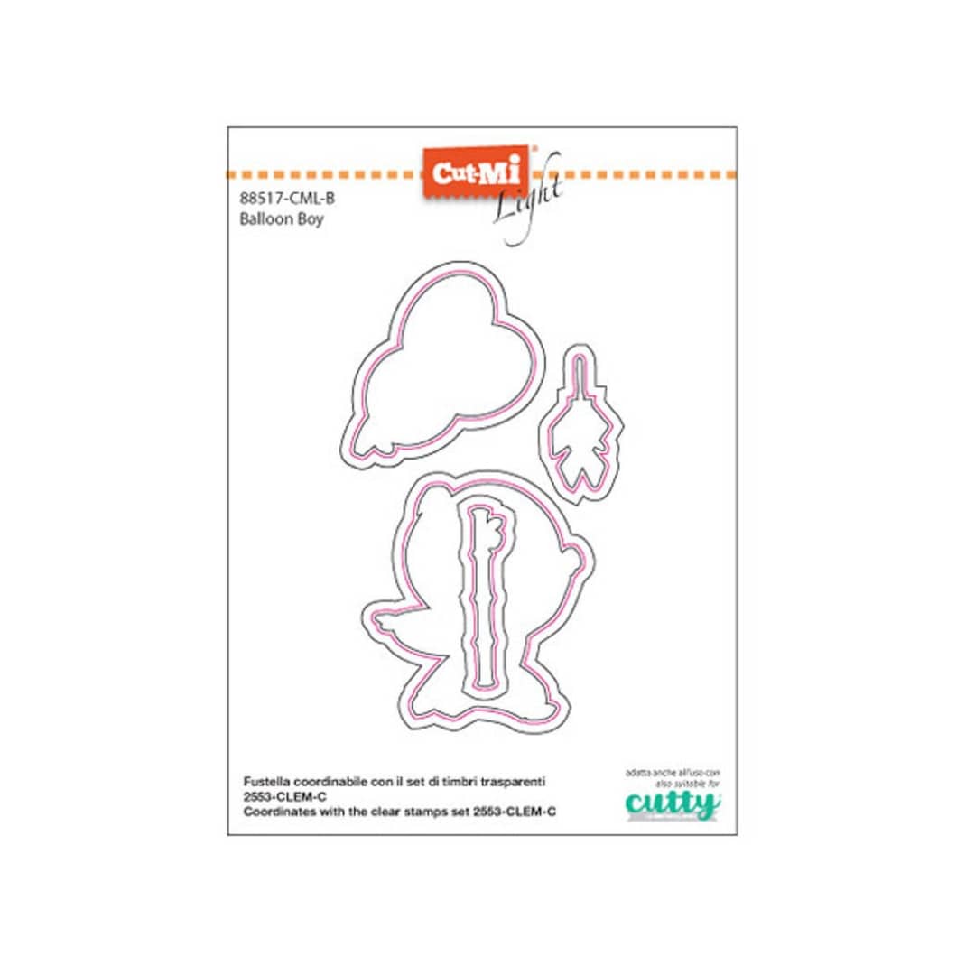 Thin Dies for Balloon Boy Stamps - Takeo Suitable for Cutting Paper ...