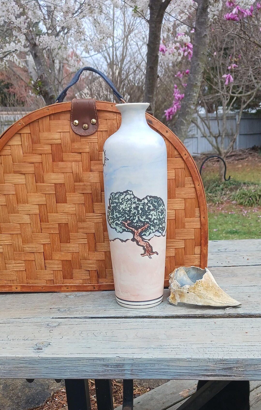 Pottery Vase Signed by Alan Long of Clay Pond Pottery in Seagrove NC - Etsy