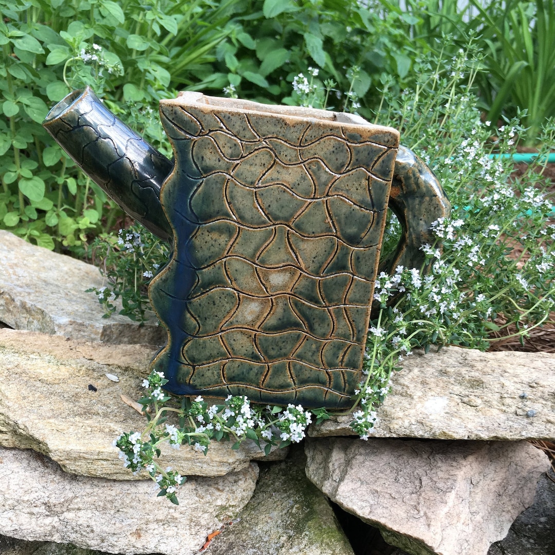 Unique Pottery Teapot Funky Vase - Etsy