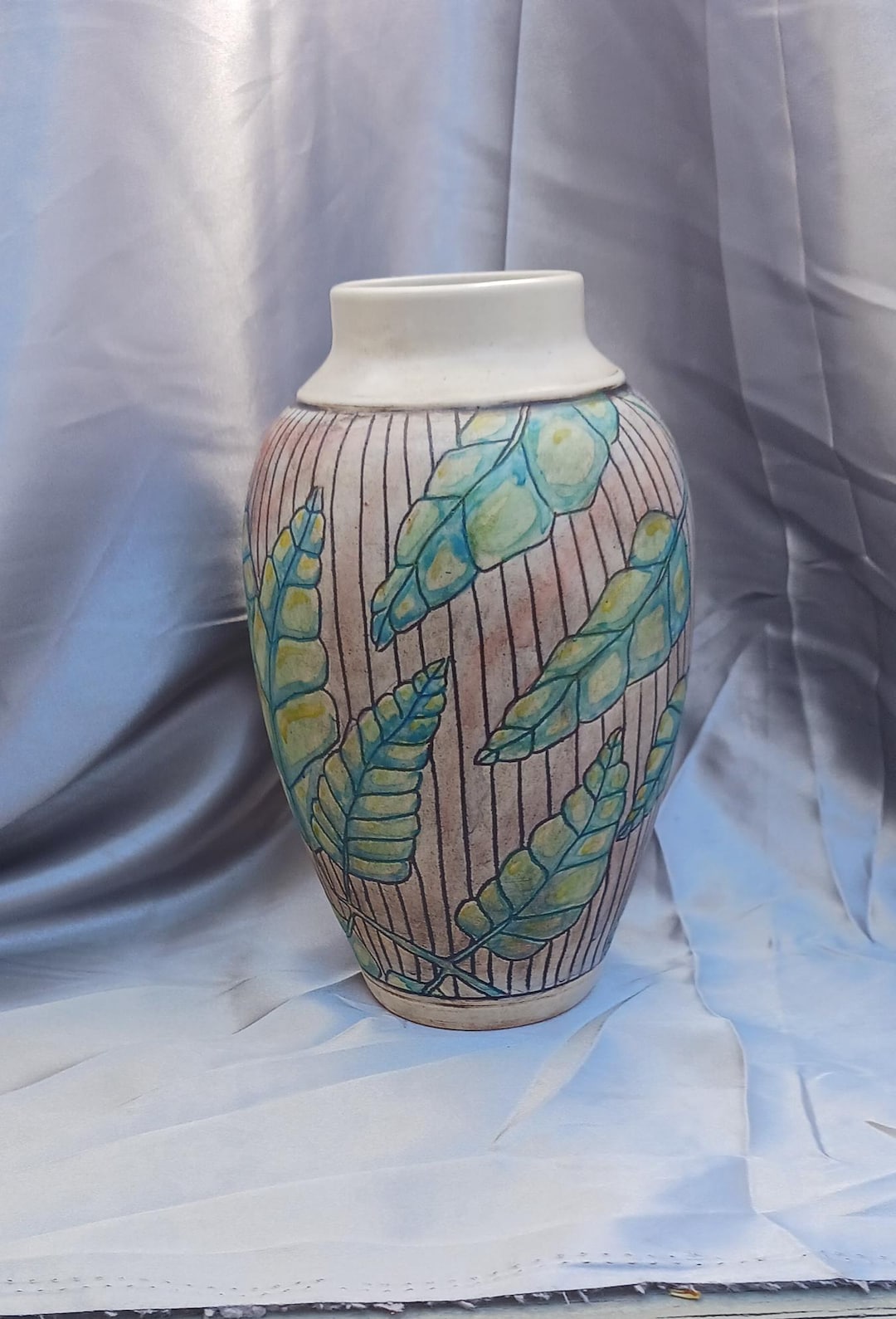 Art Pottery Vase by Alan Long of Clay Pond Pottery - Etsy