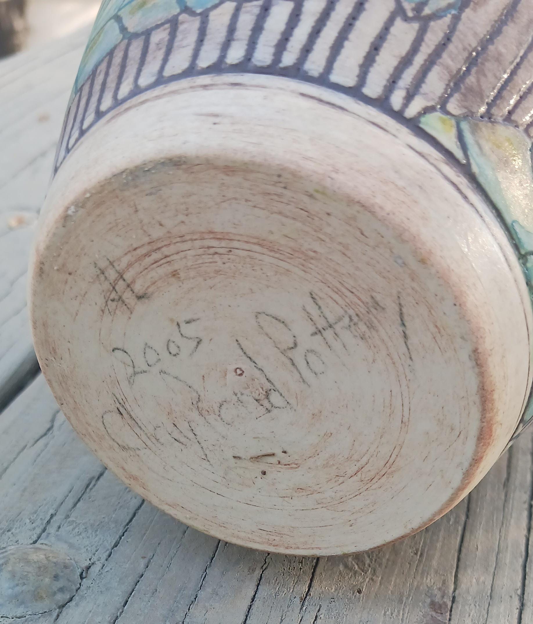 Art Pottery Vase by Alan Long of Clay Pond Pottery - Etsy