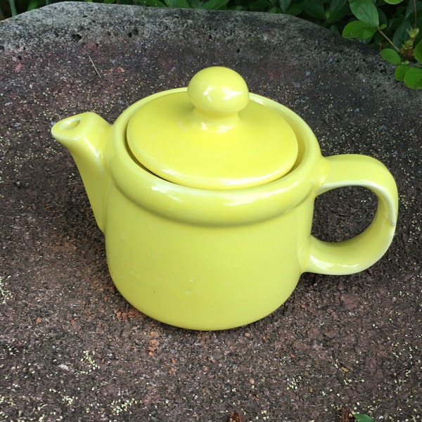 Yellow Teapot - Etsy
