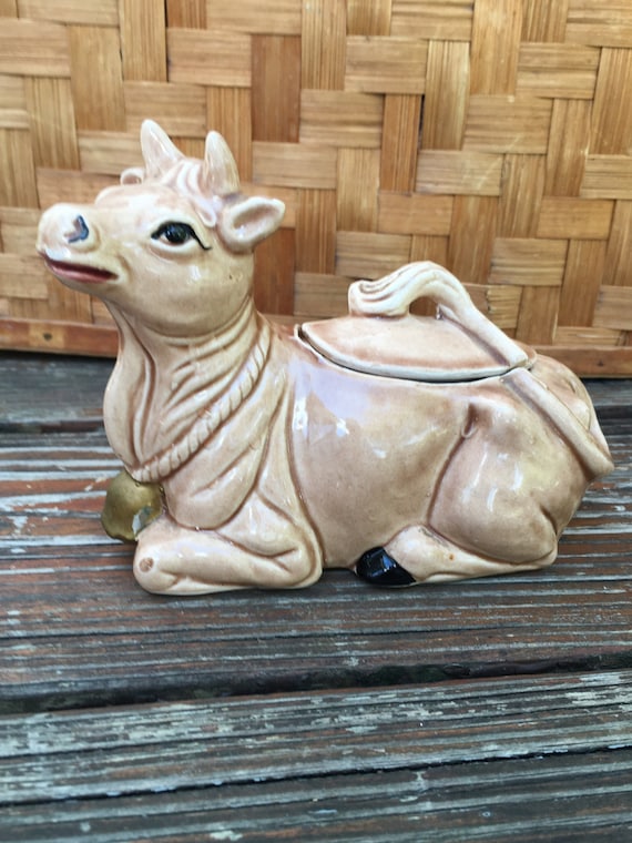 Vintage Kenmar Cow Shaped Sugar Bowl With Lid - Etsy
