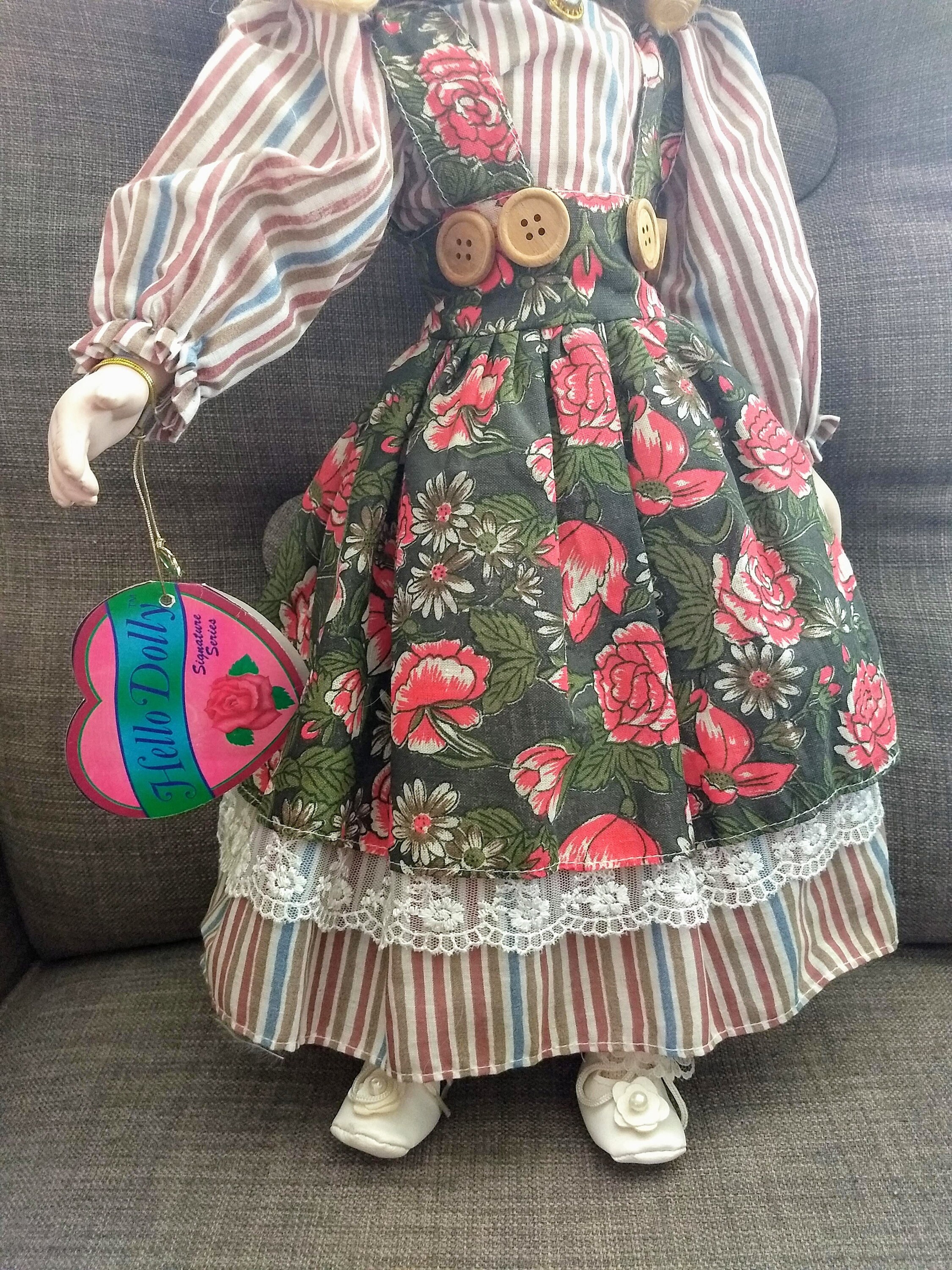 Limited Edition hello Dolly Porcelain Doll/vintage - Etsy