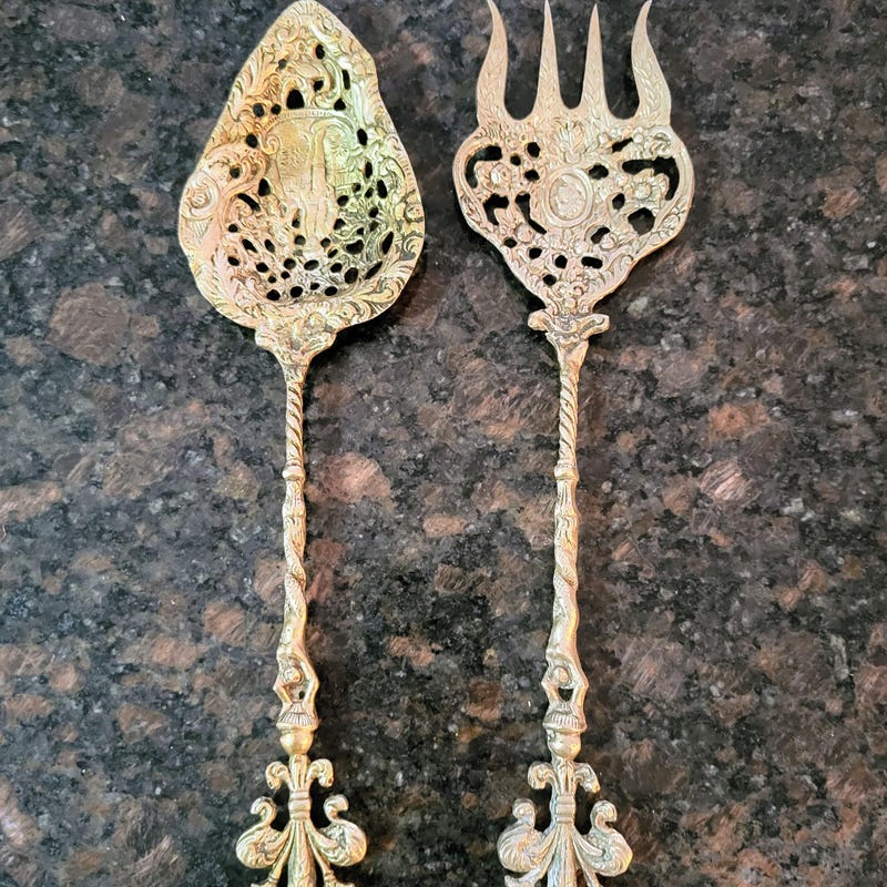 Ornate Silverware - Etsy