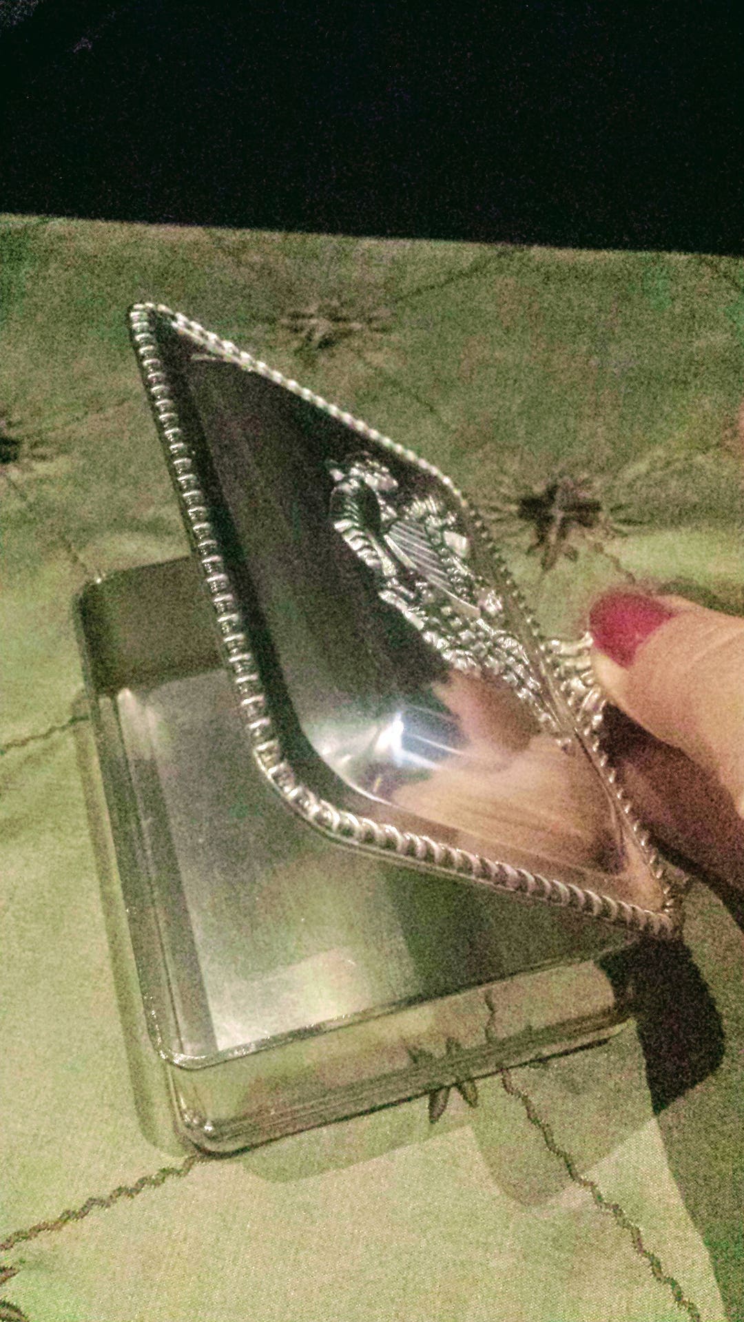 Collectable Art Deco Cigarette Box/silver Plated Tobacco Box/unique ...