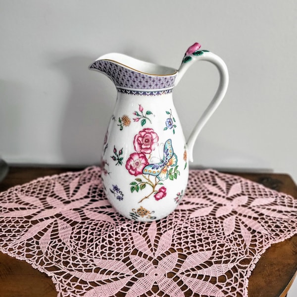 Pink Rose Pitcher - Etsy