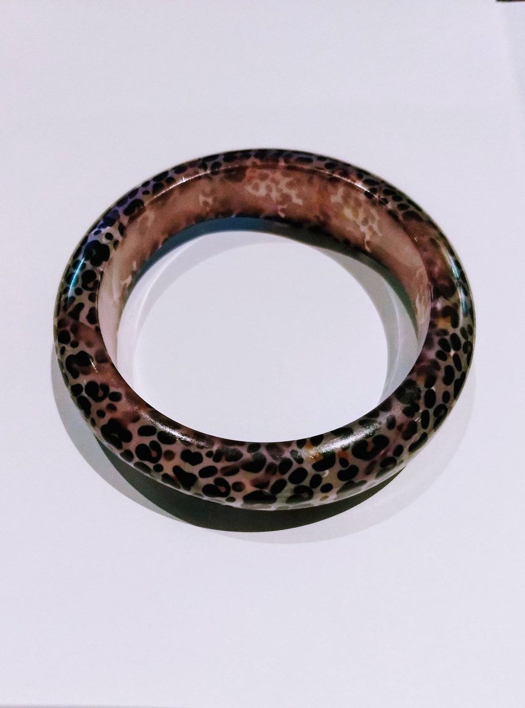Under 20.00 Simple Modern Animal Print Bangle Bracelet/wide Statement ...