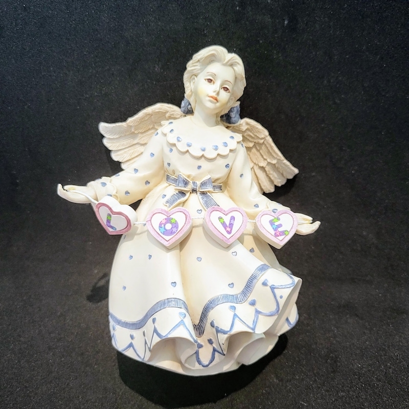 Painted Angel Statues - Etsy