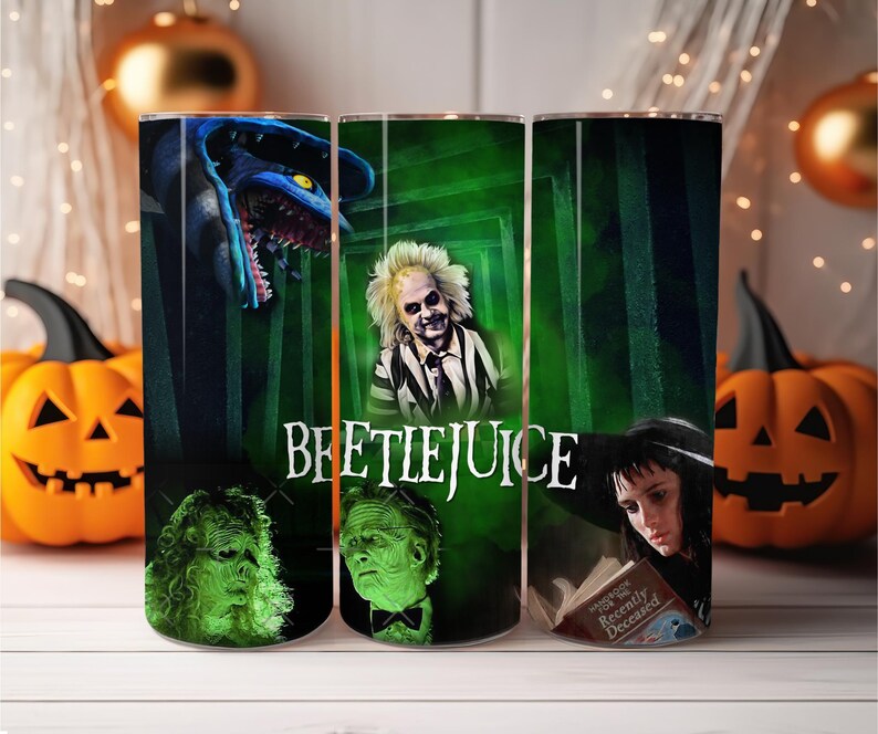 Beetlegeuse Collage Png File 20 Oz Tumbler - Etsy