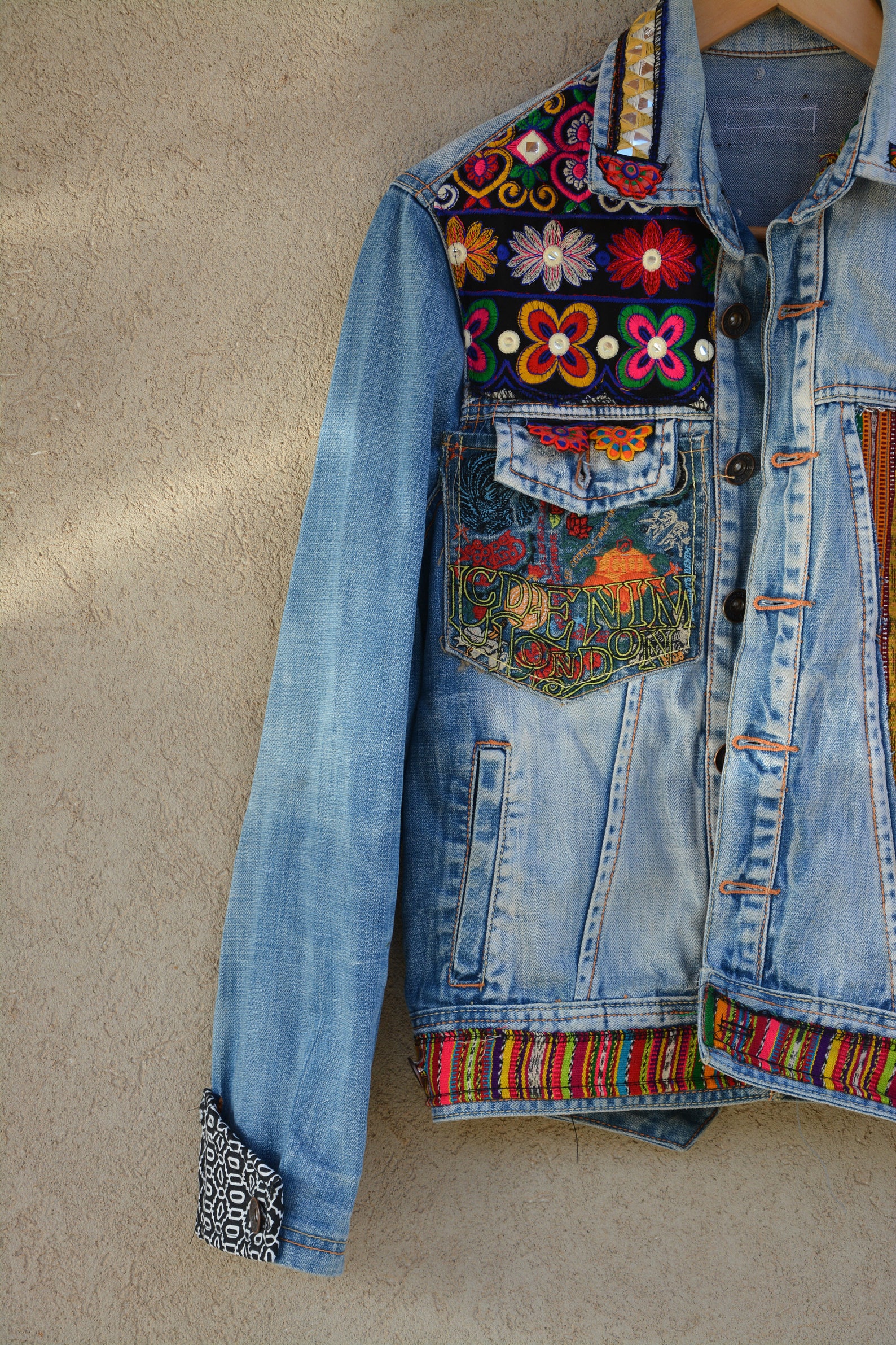 Vintage Jacket Blue Denim Jacket Jeans Jacket Large Denim - Etsy