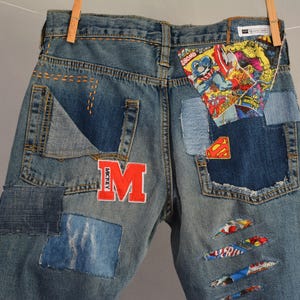 All SIZES High Waist Destroyed Boyfriend Jeans Distressed and Totally ...