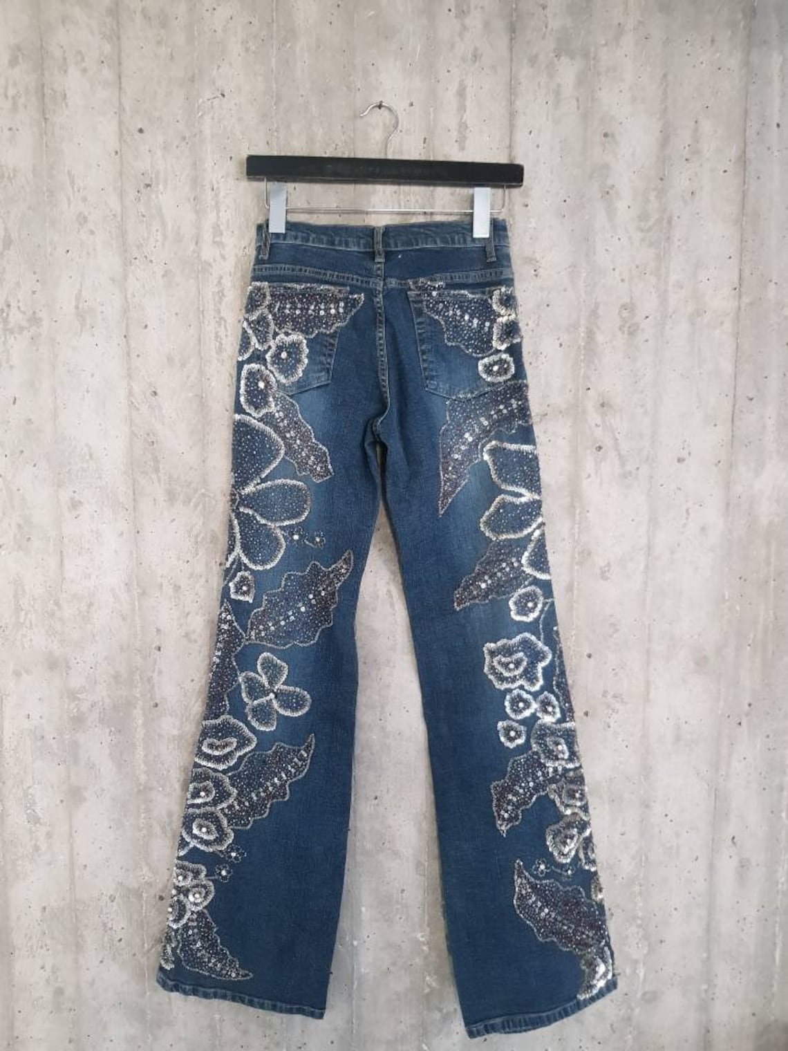 One of a kind jeans/vintage jeans/womens jeans/ myqueenswish | Etsy