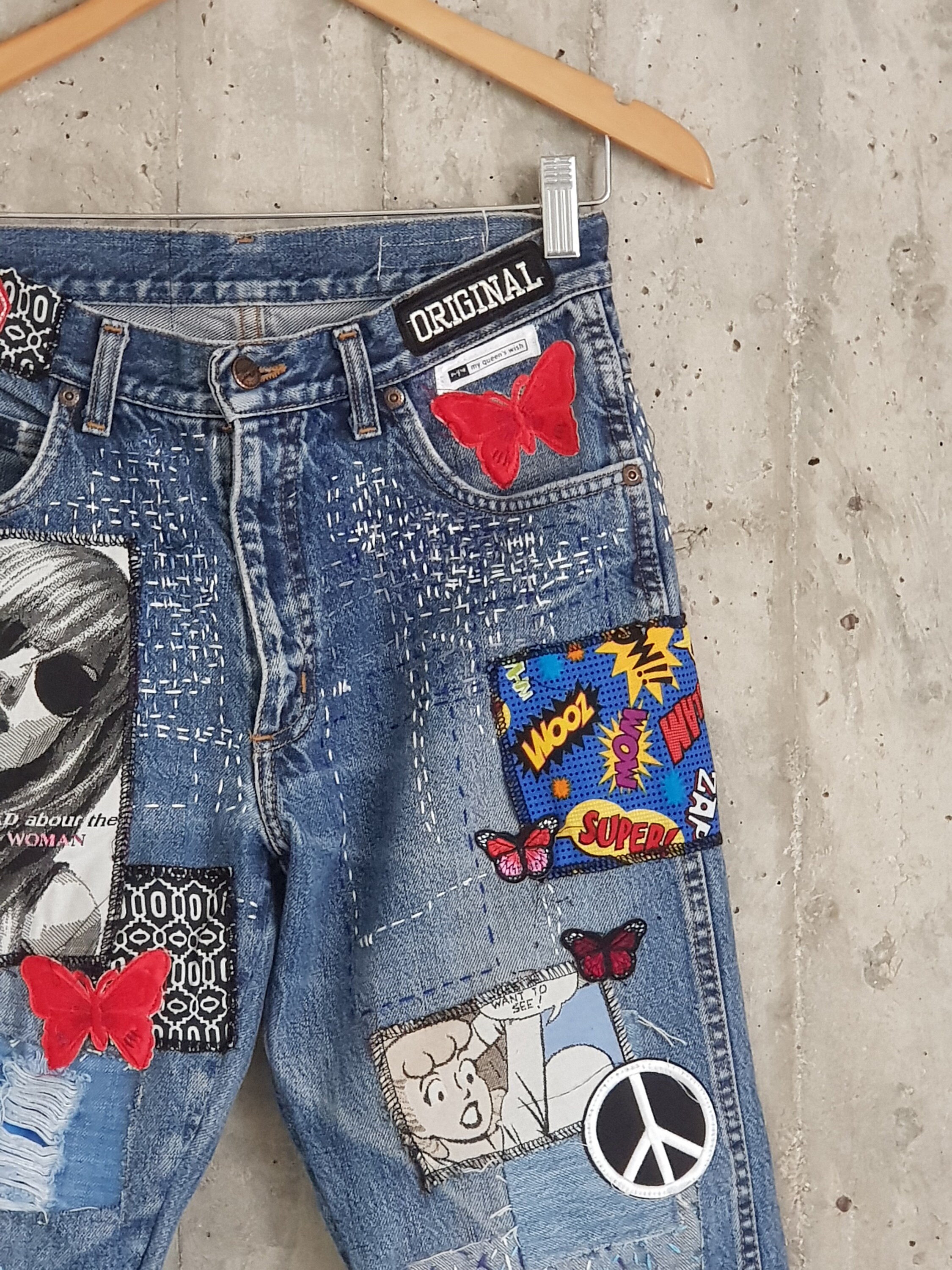 Vintage 90s Jeans High Waisted Bootcut Denim Pants Grunge - Etsy