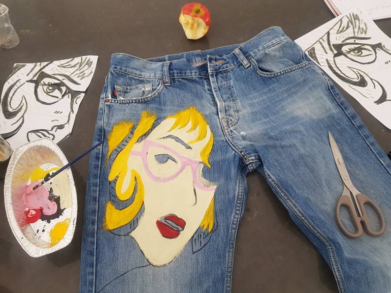 All SIZES High Waist Destroyed Boyfriend Jeans Distressed and | Etsy