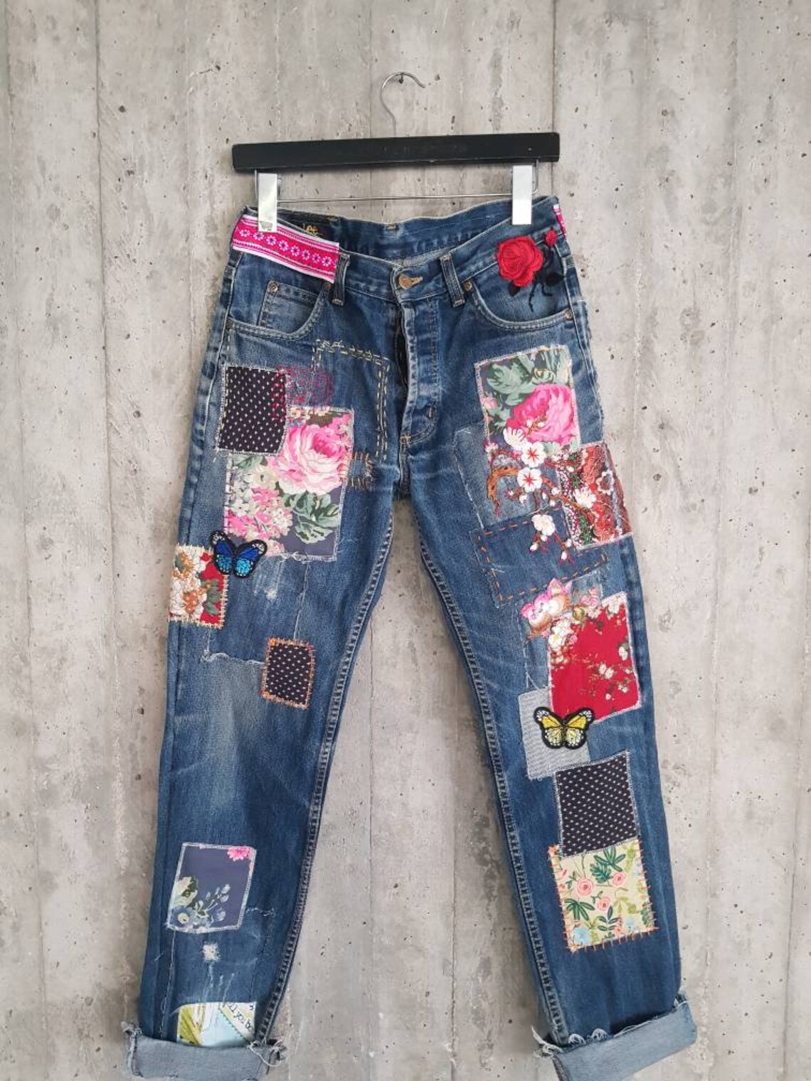 Vintage apcycled-Jean Vintage Lee Freund Jeans | Etsy