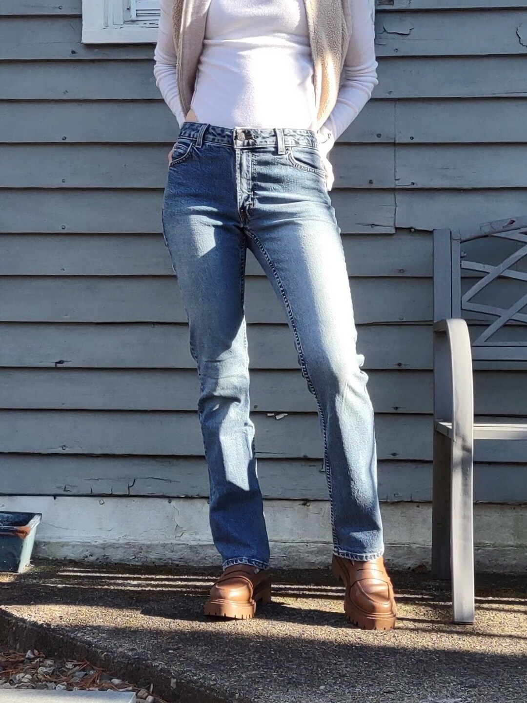 Vintage GAP Jeans Mid Rise Bootcut 2000s 90s Medium Wash Size 1 - Etsy