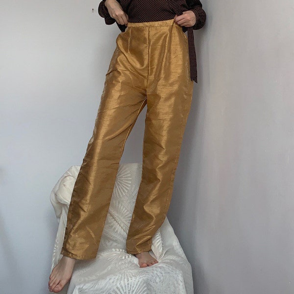 Gold Pants - Etsy