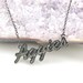 Ulka Rocks Aggies Pave Diamond Necklace Aggie Gift Aggie - Etsy