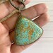 Ulka Rocks Rare Mine 8 Turquoise Diamond Pendant Mine Number 8 Mine ...