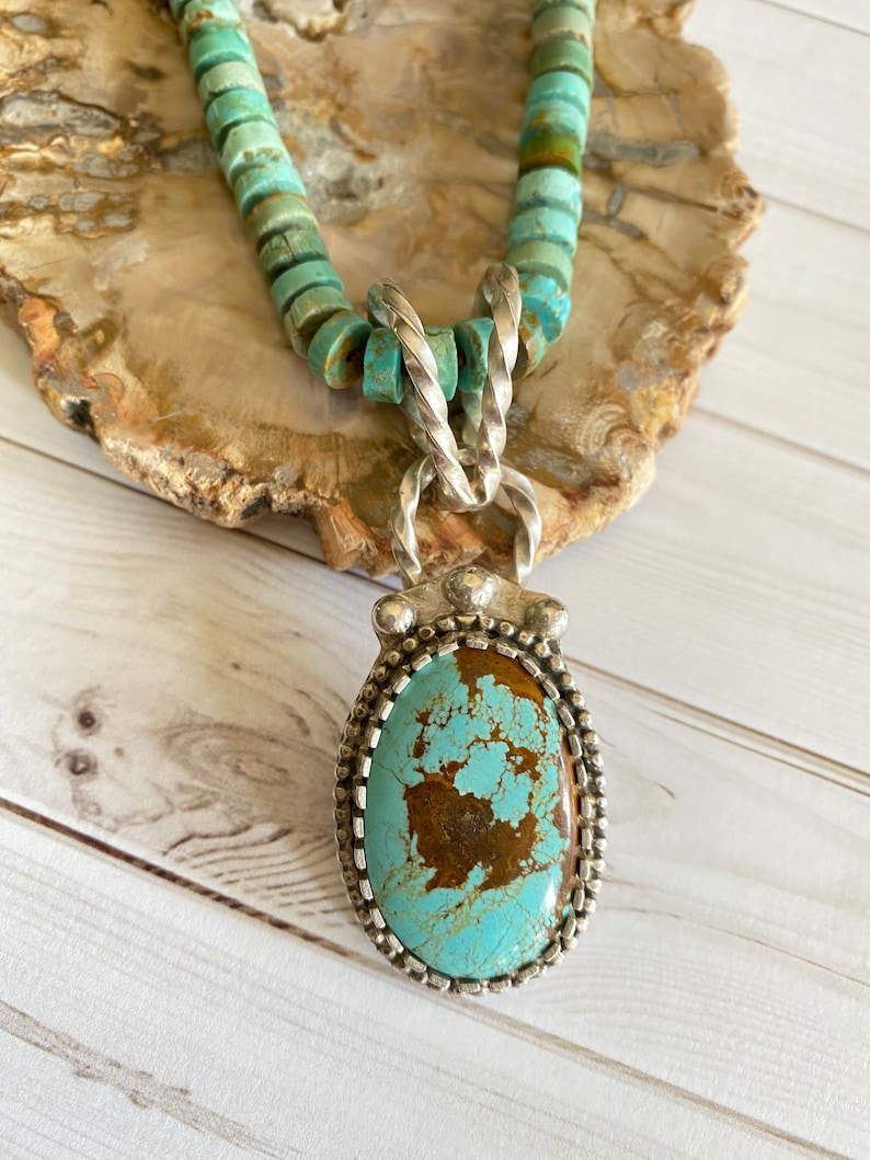 Ulka Rocks Rare Mine 8 Turquoise Necklace With a Royston | Etsy