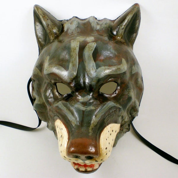 Wolf Mask - Etsy