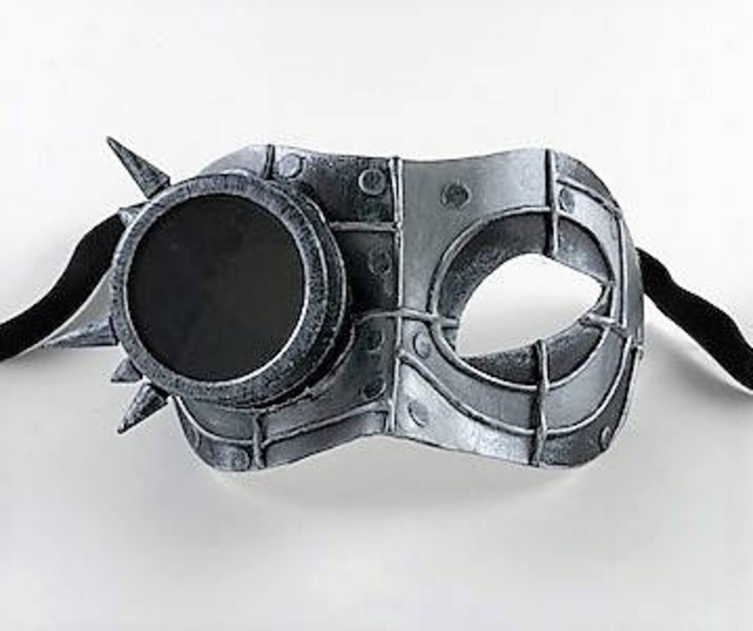 Venetian Eye Mask Futuristico - Iron - Etsy