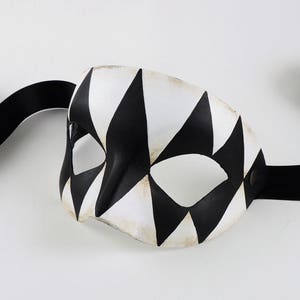 Venetian Masquerade Eye Mask - Opera Arlecchino - Etsy