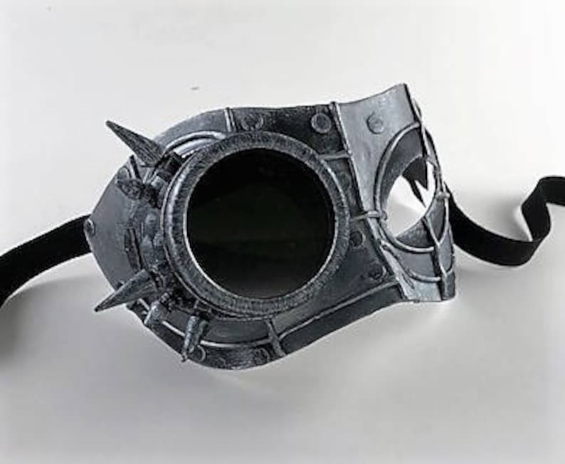 Venetian Eye Mask Futuristico - Iron - Etsy