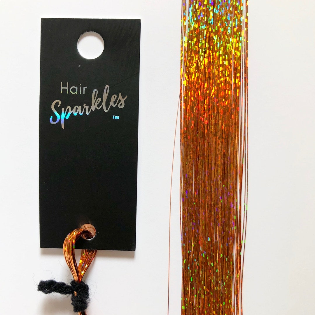 Topaz Hair Sparkles® (hair Tinsel) - Etsy