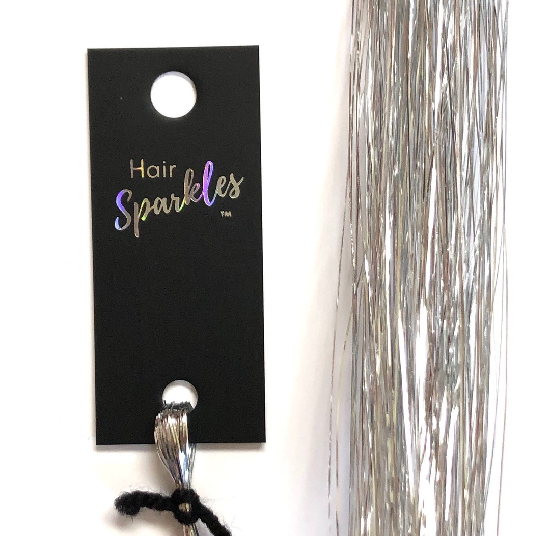 Platinum Hair Sparkles® (hair Tinsel) - Etsy