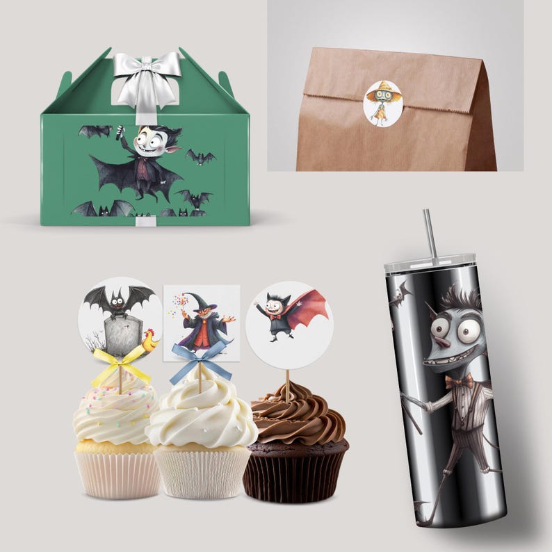 Quirky Vampires Clip Art Pack, Halloween Clipart, Commercial Use, PNG ...